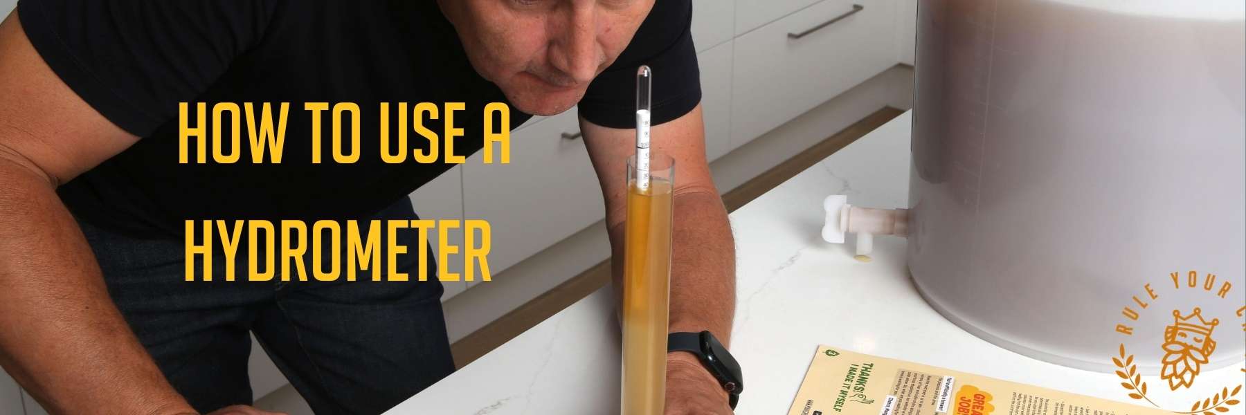 How to Use a Hydrometer — Noble Barons Home Brew Supplies