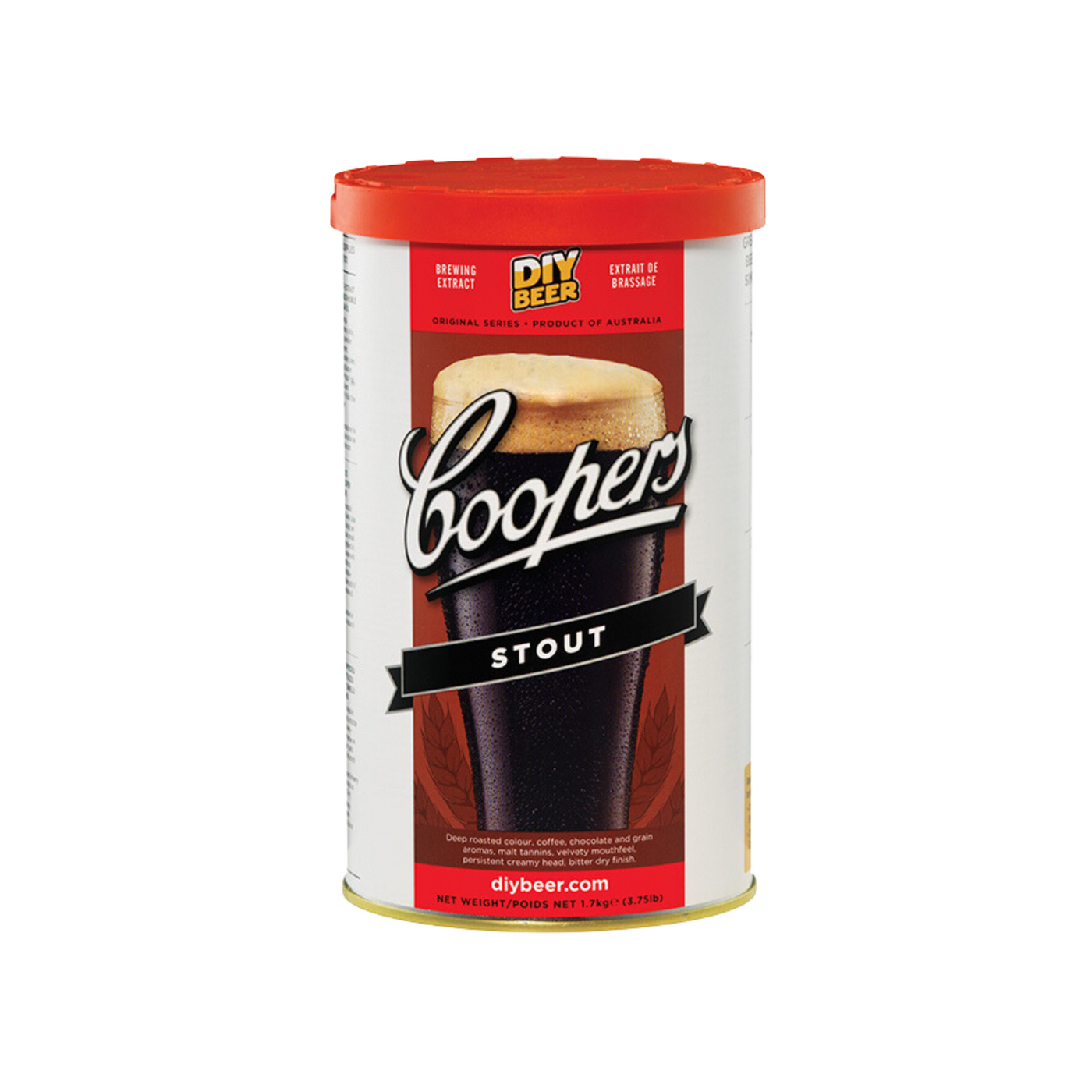 Coopers Original Stout Home Brew Extract Can — Newcastle Brew Shop