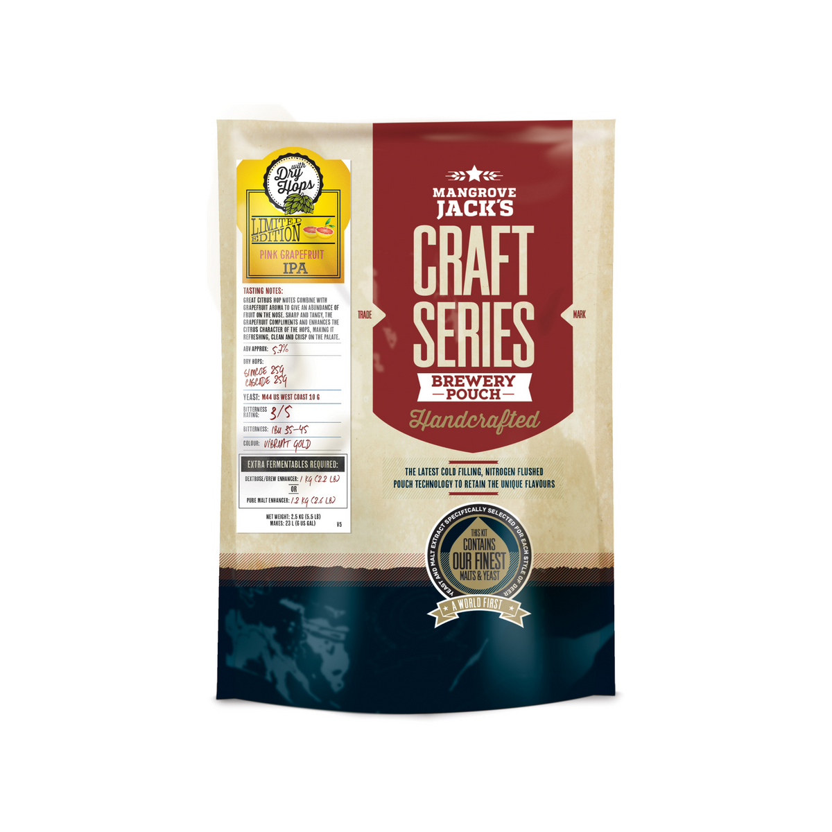 Pink Grapefruit IPA | Mangrove Jack's Craft Series — Newcastle Brew Shop