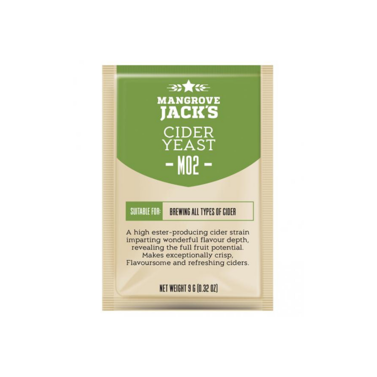 Mangrove Jack's Craft Series Cider Yeast M02 9g — Newcastle Brew Shop
