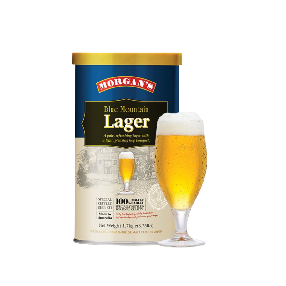 Morgan's Blue Mountain Lager Home Brew Kit | Noble Barons — Noble ...