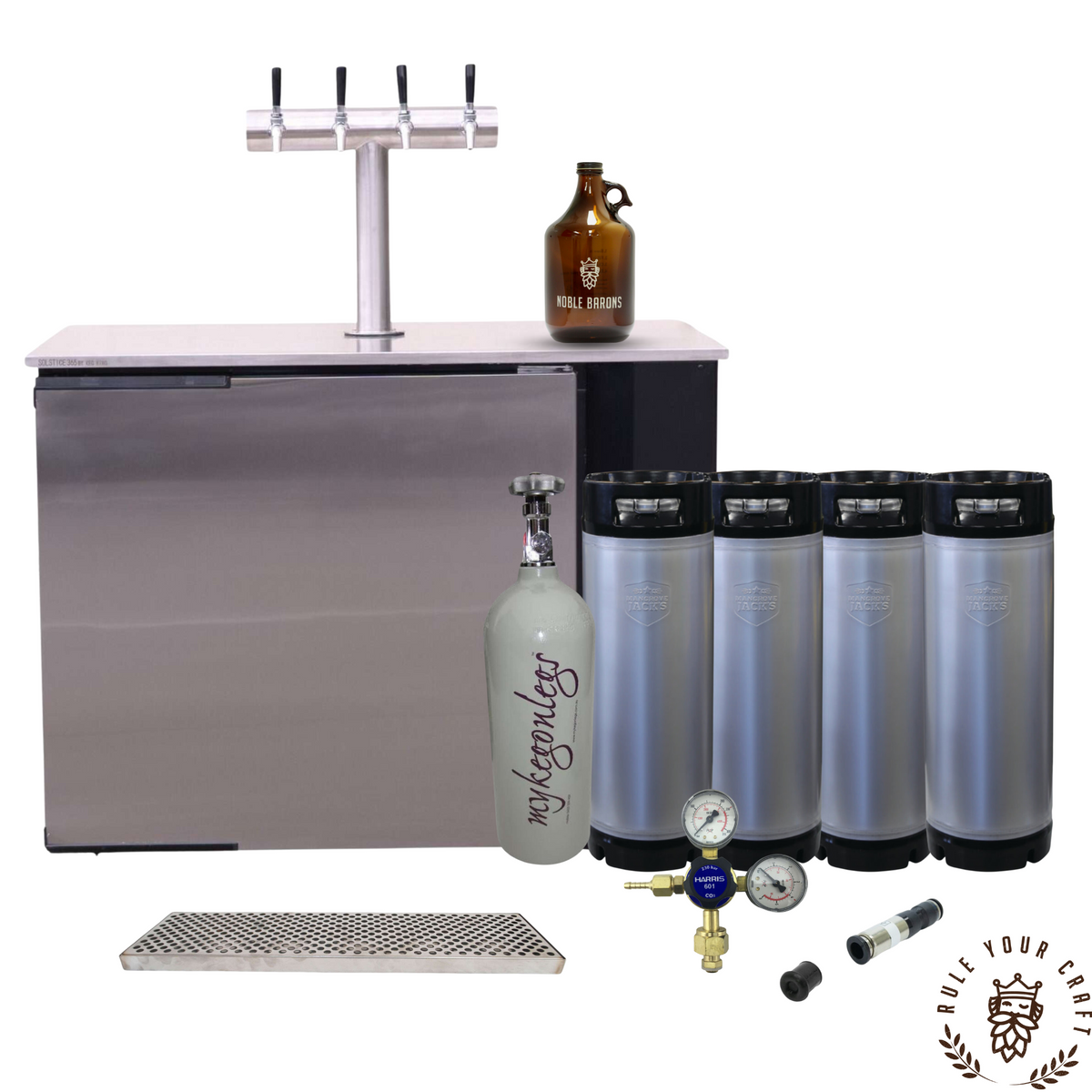 Kegerator. Solstice 365 - Quad Tap Outdoor Bar — Newcastle Brew Shop